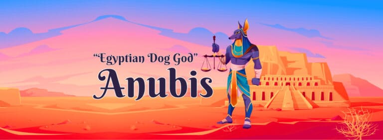 Egyptian Dog God: Anubis Egyptian God With Dog Head